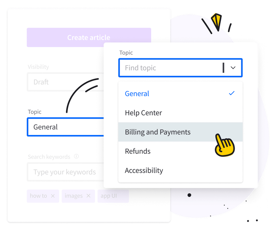Customer Support Knowledge Base for Support Teams